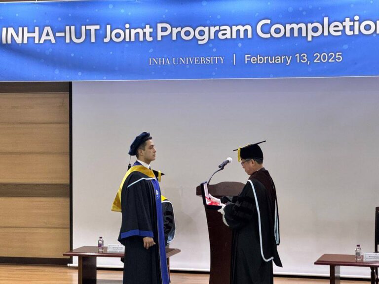 Joint Program Completion Ceremony was held at INHA University (South Korea) — Inha University in ...