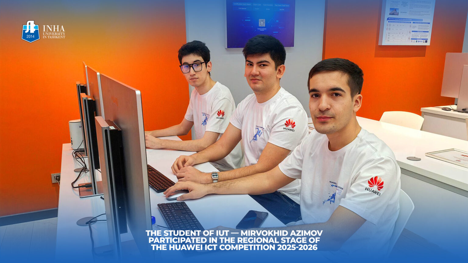 Mirvokhid Azimov, a student at Inha University in Tashkent, took part ...